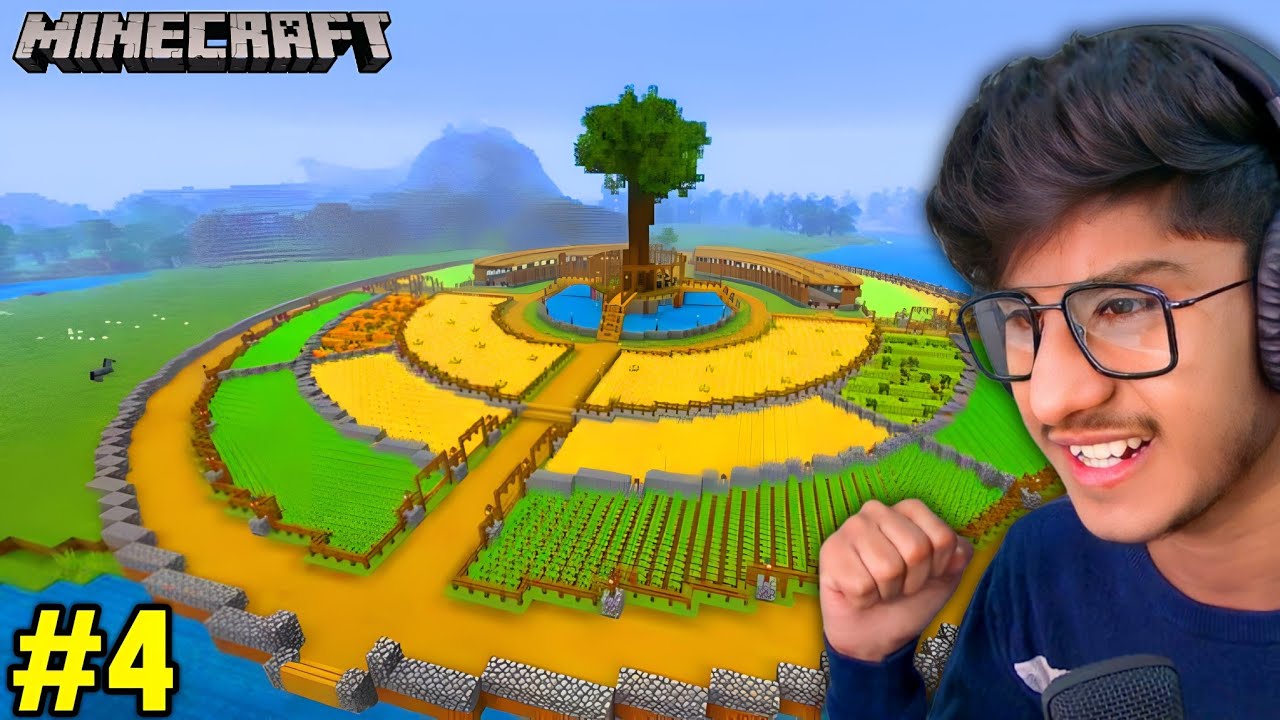I STARTED FARMING IN GIANT FARM | MINECRAFT GAMEPLAY #4 - YouTube