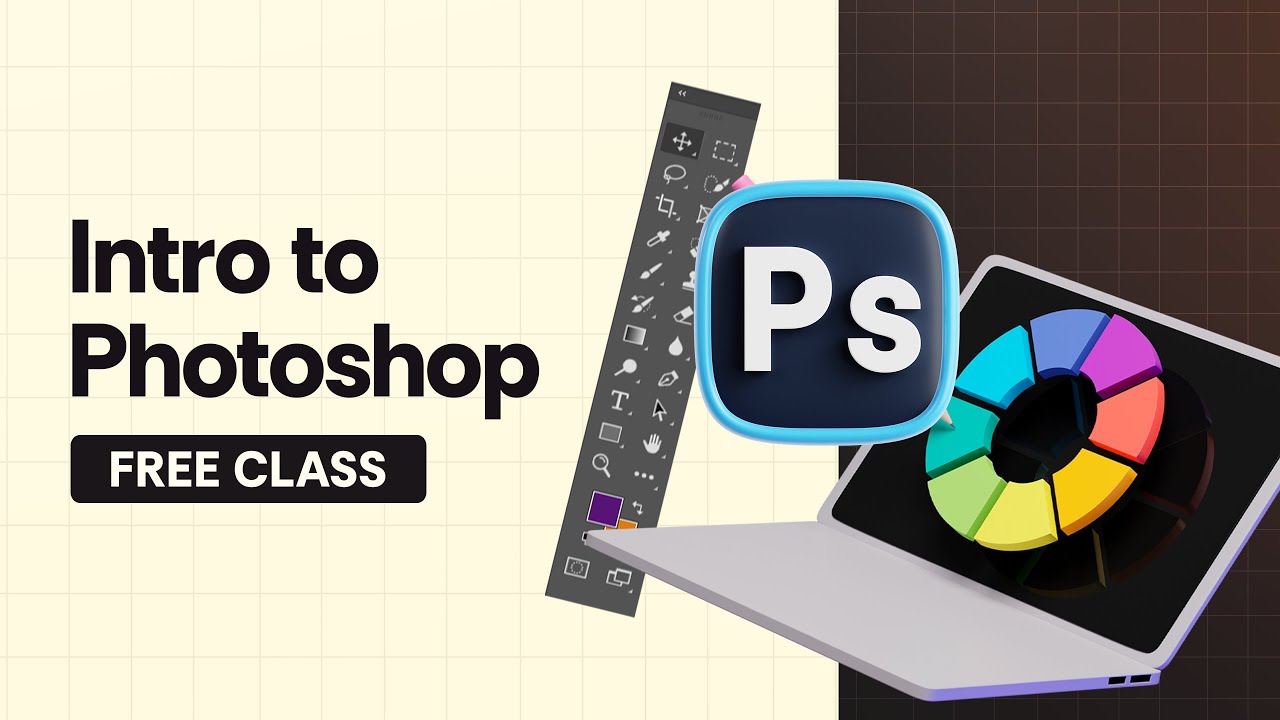 Introduction to Photoshop Interface and Tools || Class 2i - YouTube