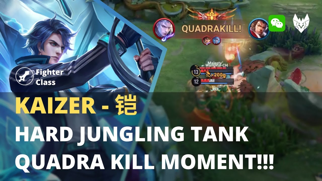 KAIZER TANK JUNGLE BUILD AND GAMEPLAY! Honor of Kings | 王者荣耀 | Global ...