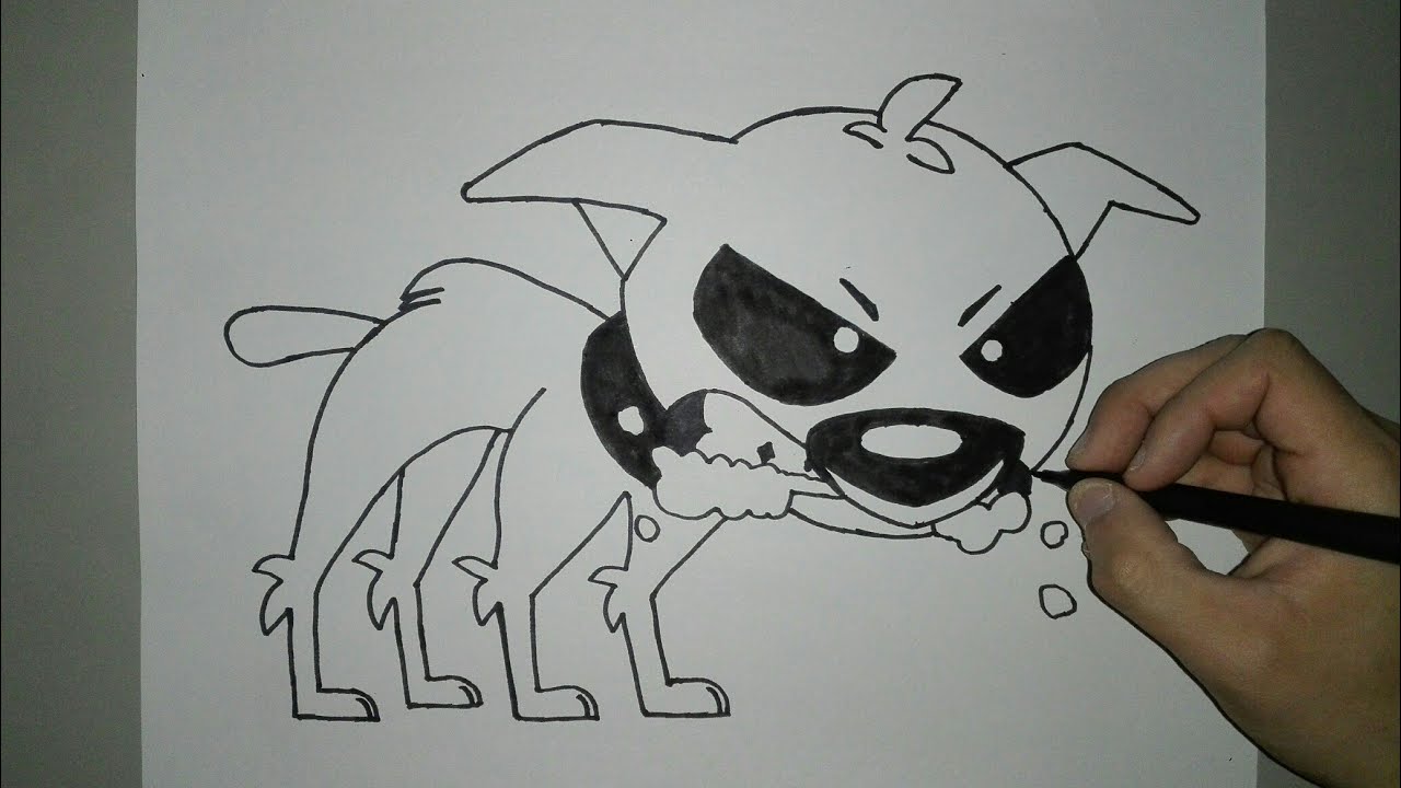 Cómo dibujar a WILLY PERRO.EXE | EL OSCURO SECRETO DE MIKE.EXE - YouTube