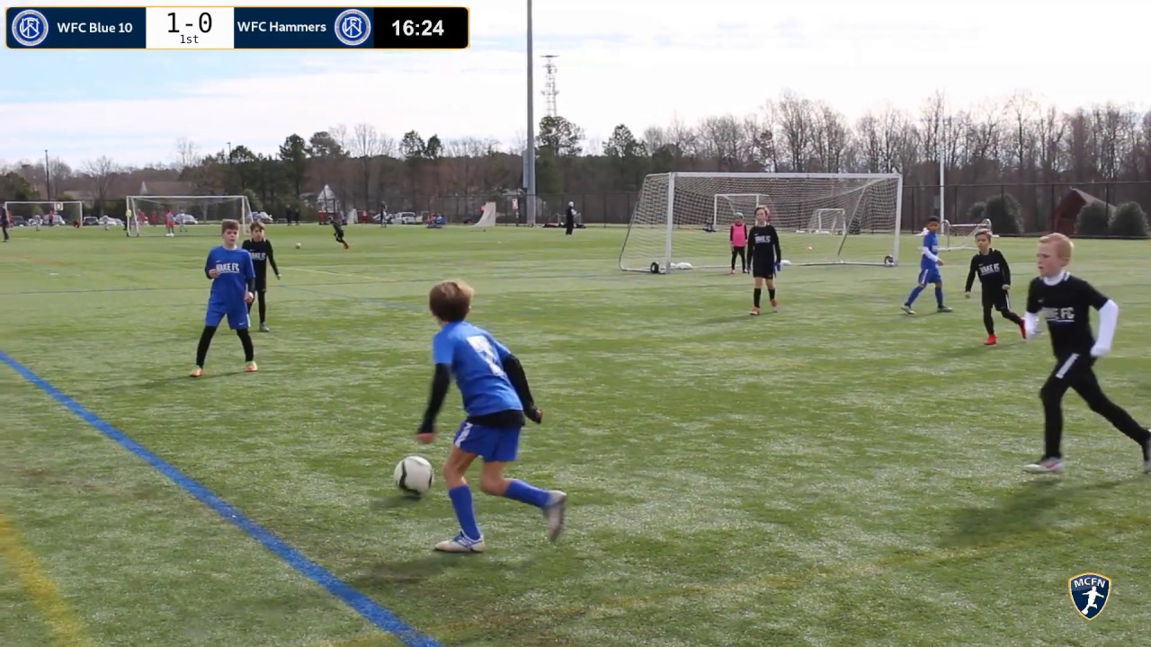 Wake FC Blue 2010 vs WFC Hammers 10 2-8-2020 - YouTube