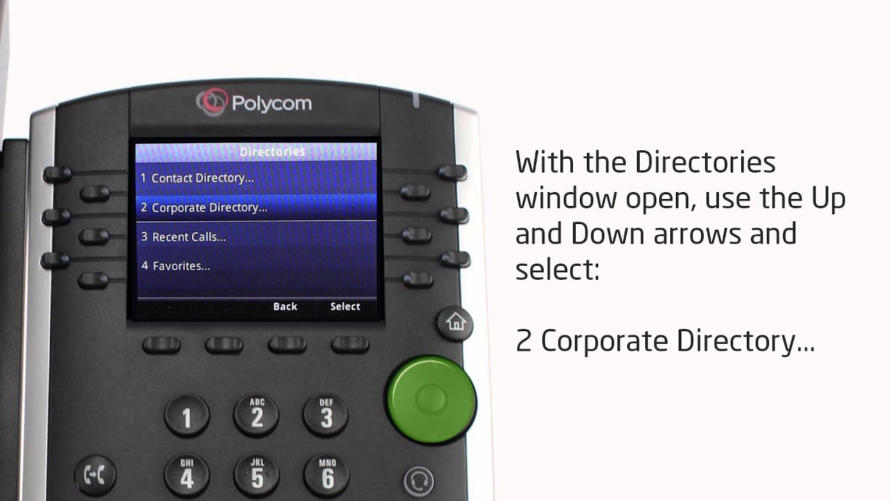 Horizon Training - Polycom VVX 410 - Chapter 3: Searching the company ...