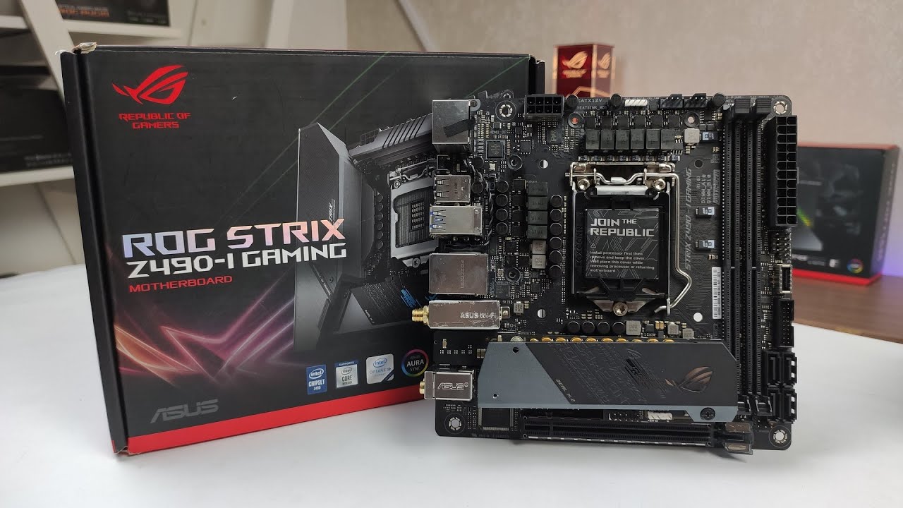 Trên tay Mainboard ROG Strix Z490i Gaming: NHỎ NHƯNG CÓ VÕ - YouTube