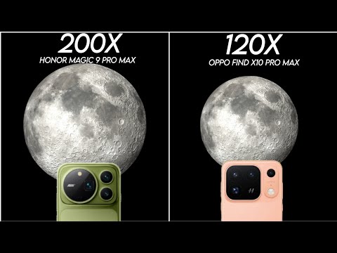 Honor Magic 9 Pro Max VS Oppo Find X10 Pro Max Live Real ZooM test 
