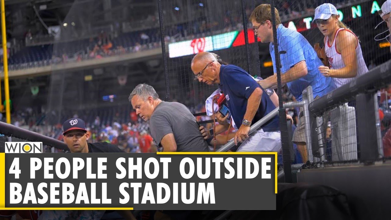 Four people shot outside Washington's national baseball stadium | US ...