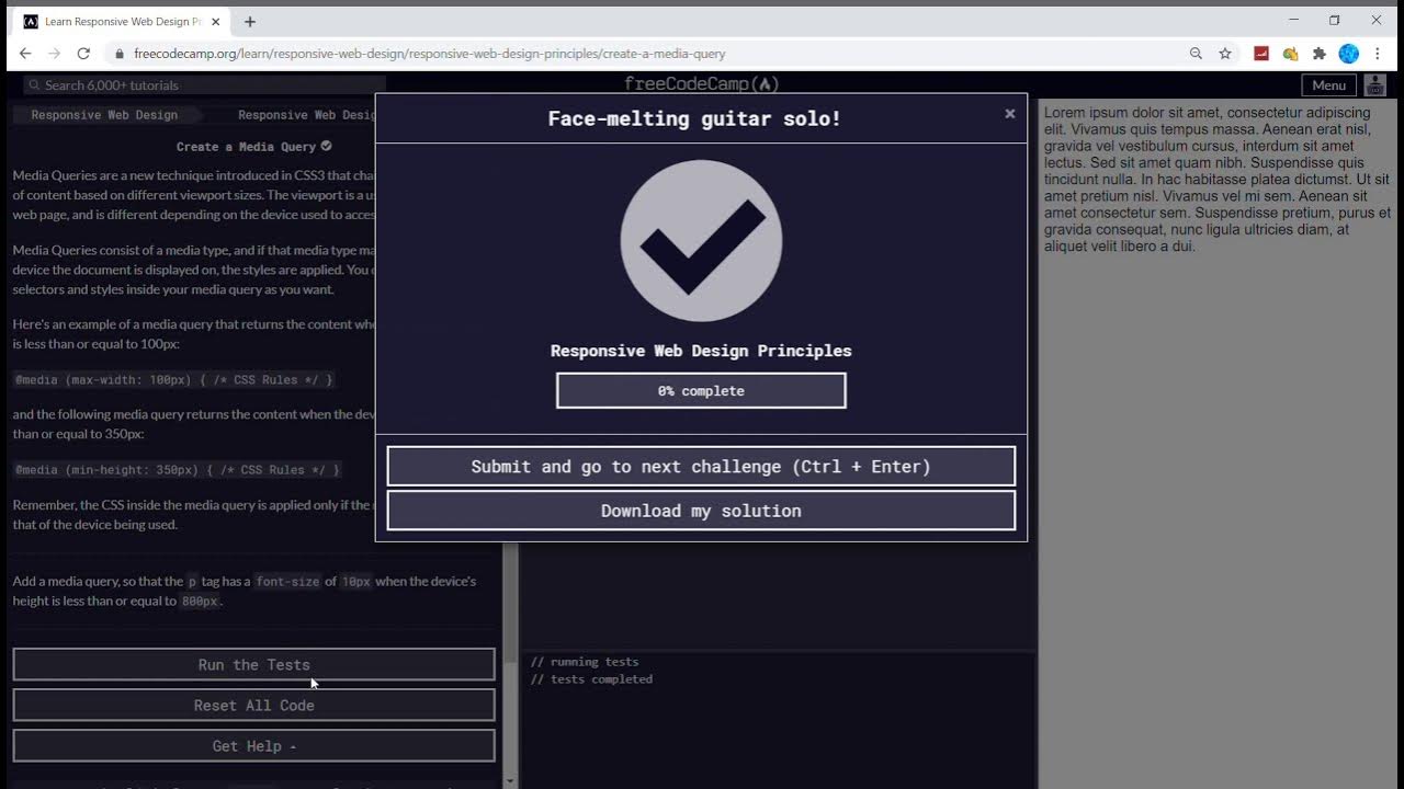 Responsive Web Design Principles (1/4) | Create a Media Query | freeCodeCamp - YouTube