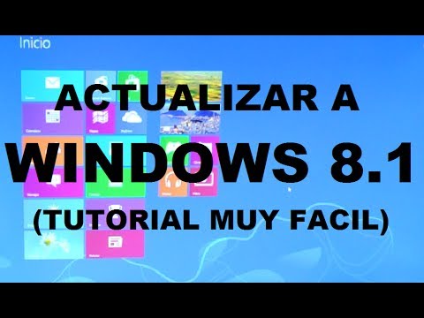 COMO ACTUALIZAR A WINDOWS 8.1 (TUTORIAL MUY FÁCIL) - YouTube