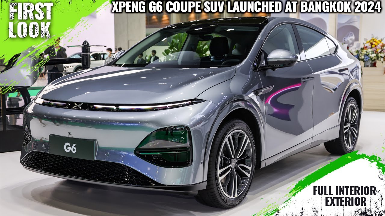 Xpeng G6 Coupe SUV Launched At Bangkok 2024 - First Look - Full Interior Exterior - YouTube