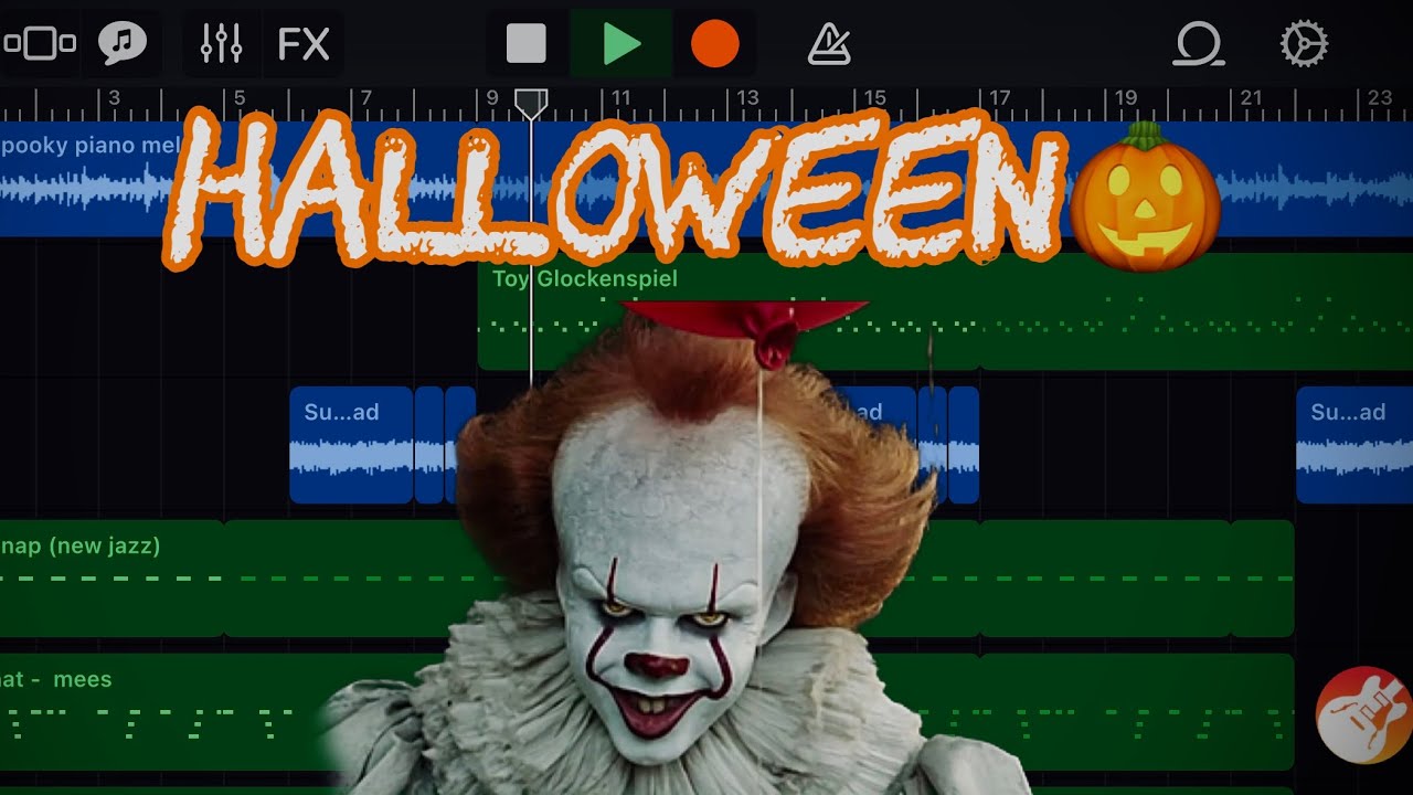 Making a SPOOKY Beat on GarageBand iOS #2! (HALLOWEEN) - YouTube