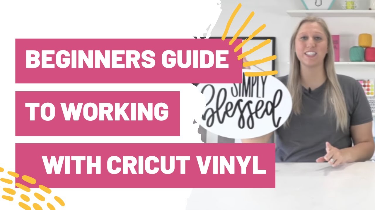 A Beginners Guide To Working With Cricut Vinyl - YouTube