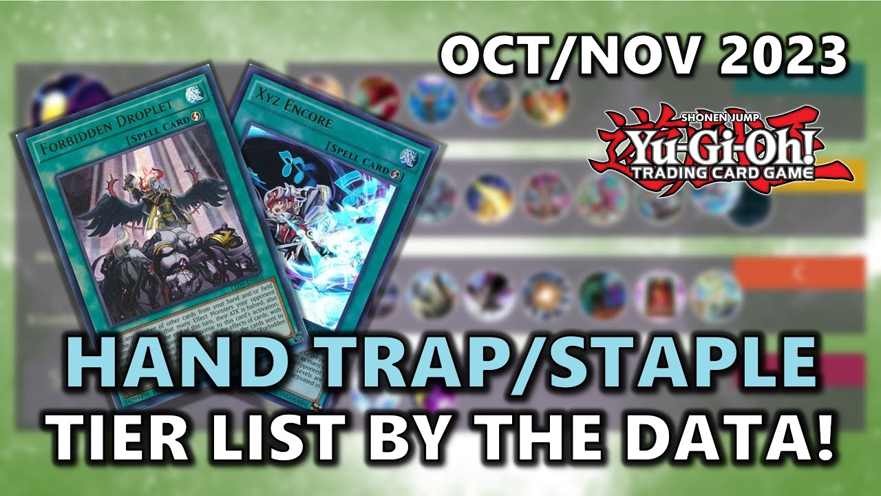 October/November 2023 Hand Trap & Staple Tier List by the Data Post YCS ...