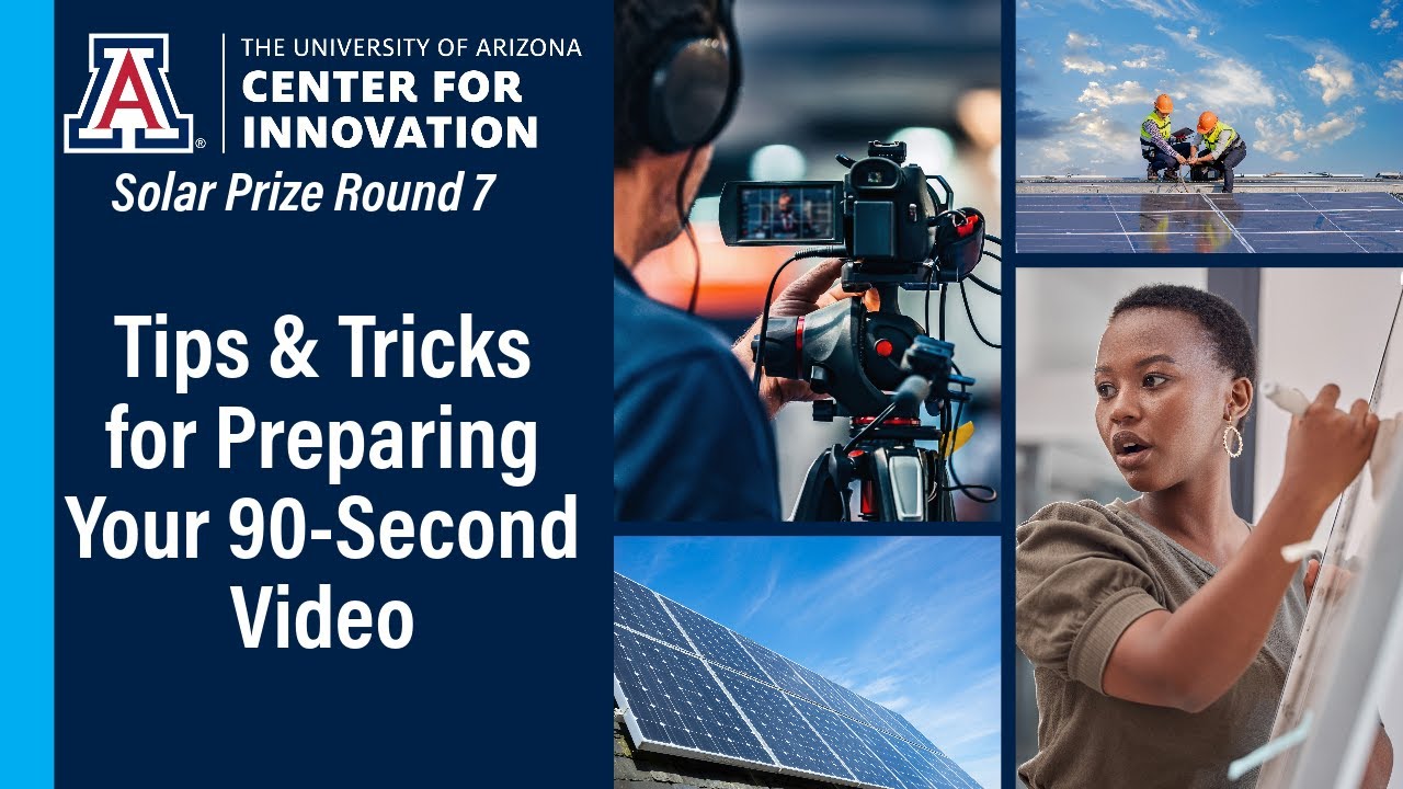 Tips and Tricks for Preparing your 90 second video - YouTube