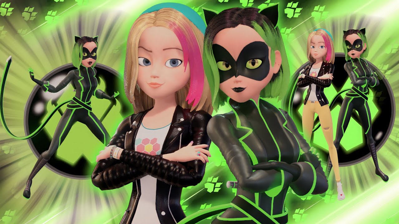 🐱 Kitty Noire 2.0 _ Transformation | Miraculous season 5 ...