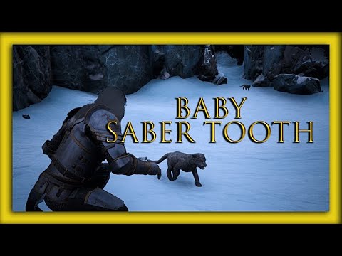 Conan Exiles - Where to find baby saber tooth tigers - YouTube