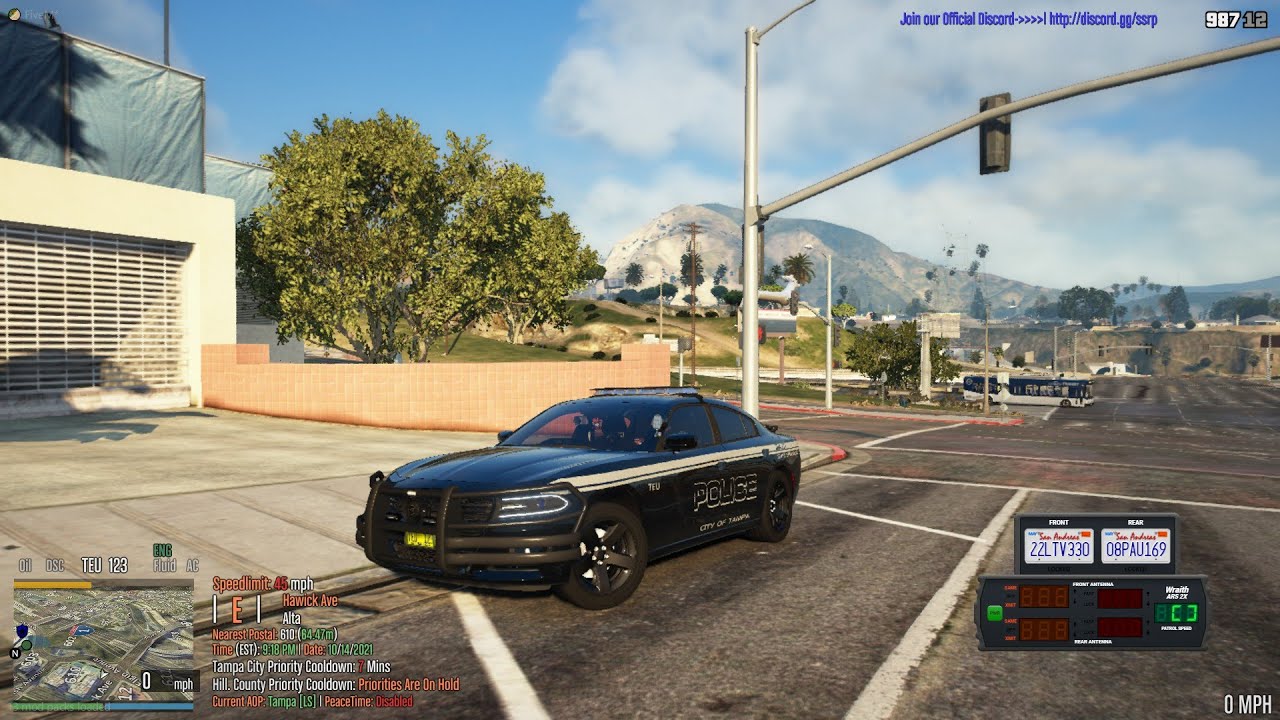 On patrol as TPD Traffic Enforcement Unit. Sunshine state RP - YouTube