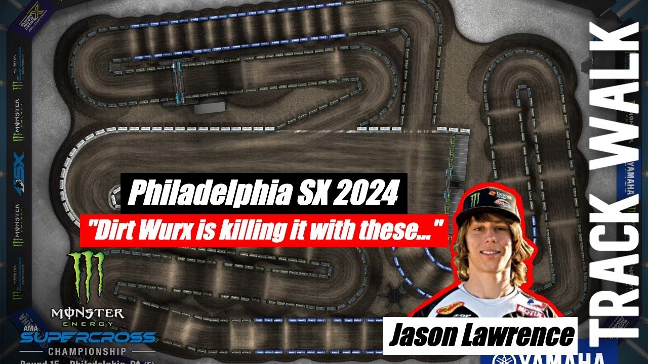 Track Walk With Jason Lawrence | Philadelphia Supercross 2024 - YouTube