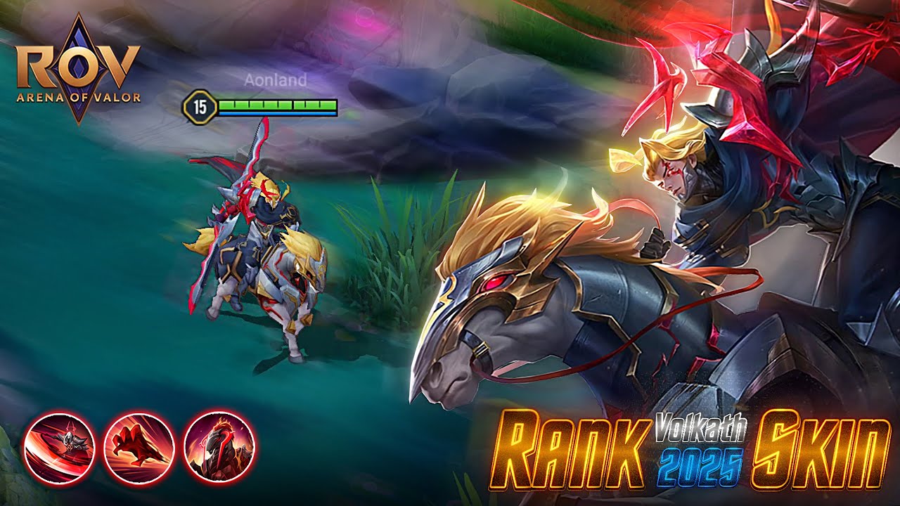 RoV : รีวิว SKIN Volkath | Rank 2025 พลังความรุ่งโรจน์ม้าในตำนาน! - YouTube