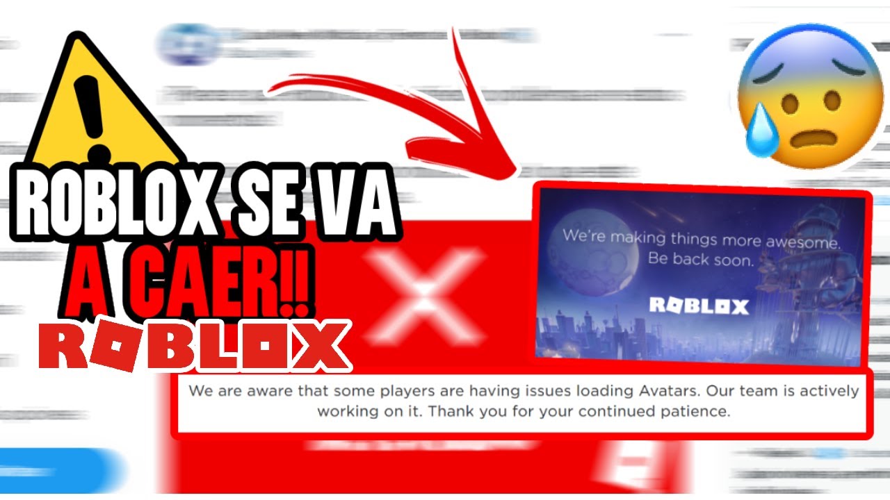 🔴¡ULTIMA HORA!! ROBLOX SE VA A CAER OTRA VEZ!? 😰 | Noticias De Roblox ...