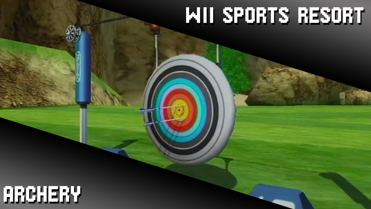 We're shooting arrows in a literal volcano! /// Wii Sports Resort - YouTube