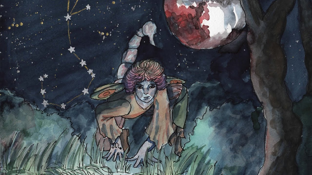 Painting a Scorpio Fairy (Watercolour Speedpaint) - YouTube