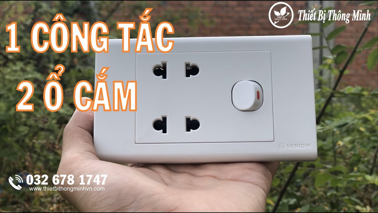 MẶT 1 LỔ 2 Ổ CẮM SINO VANLOCK (S18U2X), 1 CÔNG TẮC 2 Ổ CẮM,CÔNG TẮC Ổ ...
