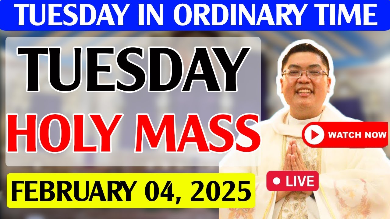 TUESDAY FILIPINO LIVE MASS TODAY II FEBRUARY 04, 2025 II FR. JOWEL ...