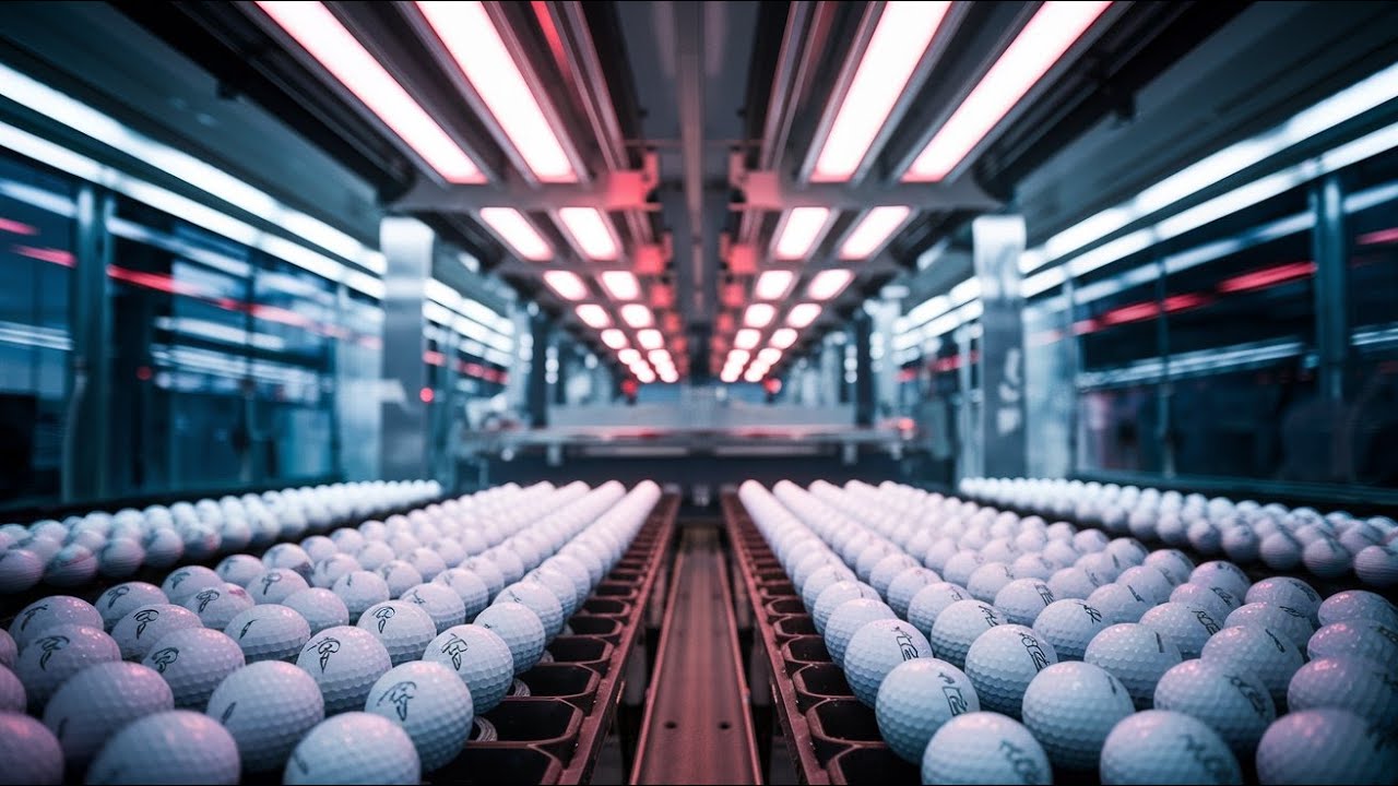 The Fascinating Process of Making Golf Balls - YouTube