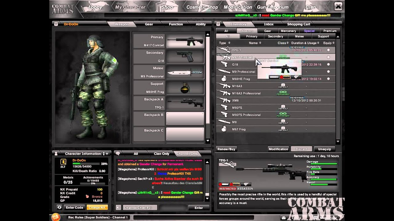 Black Hi Sec Key M147 Combat PERMANENT !!! - YouTube