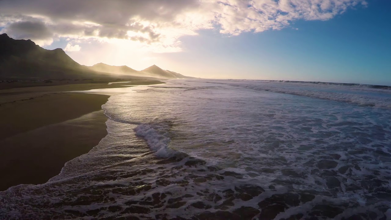 Drone Sunset Beach 4K Video HD - YouTube