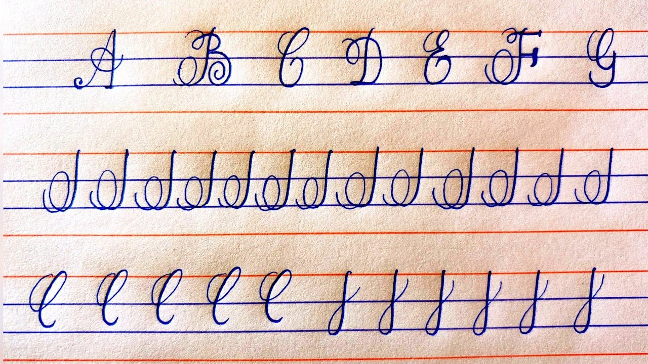 How to Improve Handwriting With A Simple Exercise | How to write ...