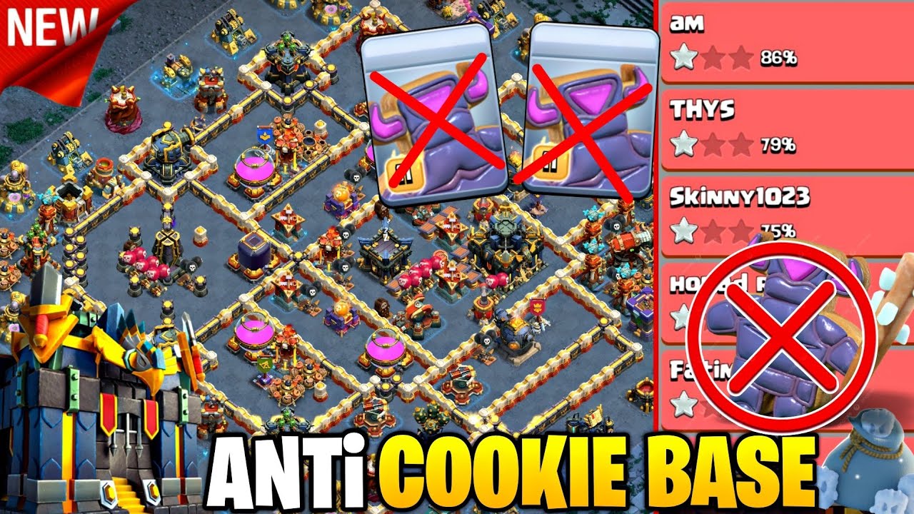 Anti COOKIE BASE Top 10 TH17 WAR BASE /LEGEND BASE LINK | TH17 PUSH ...