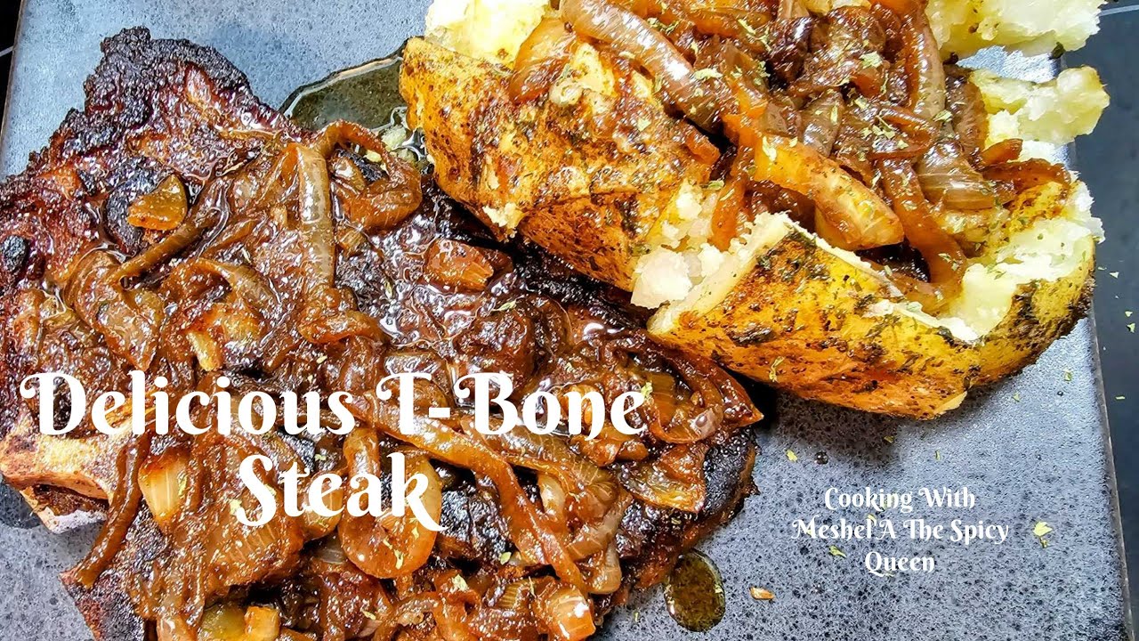 Sizzling T-bone Steak: A Mouthwatering Delight - YouTube