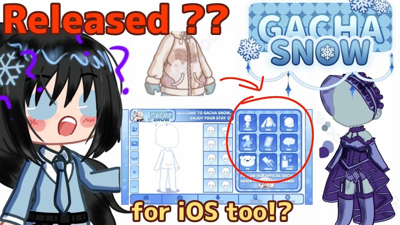 Is Gacha Snow out? 🤔🤥 | New mod for ios & Android - YouTube