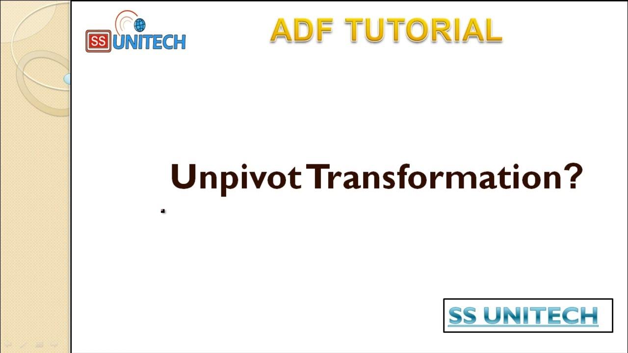 Unpivot Transformation in adf | Unpivot Transformation in Mapping Data Flow in adf | adf part 55 ...
