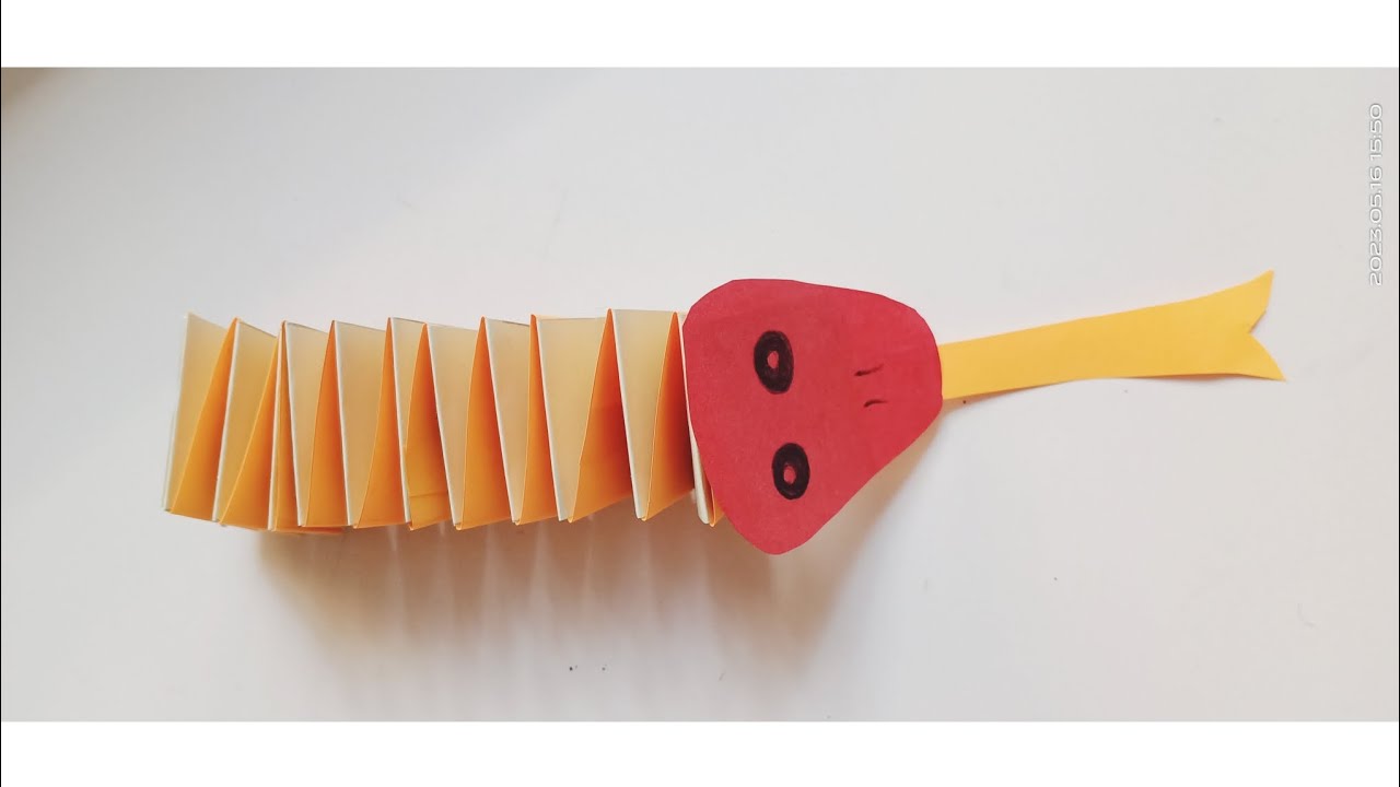 Paper Snake Craft | Moving paper toy snake - YouTube