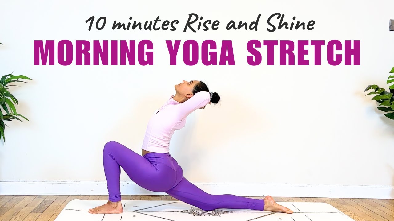 10 minute Morning Warm Up | Quick rise and shine | 10 min Yoga Stretch ...