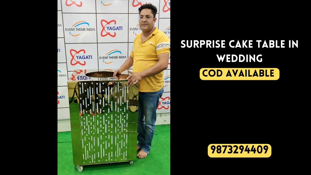 Yagati Surprise Cake Table in Wedding | Engagement | Birthday Party and ...
