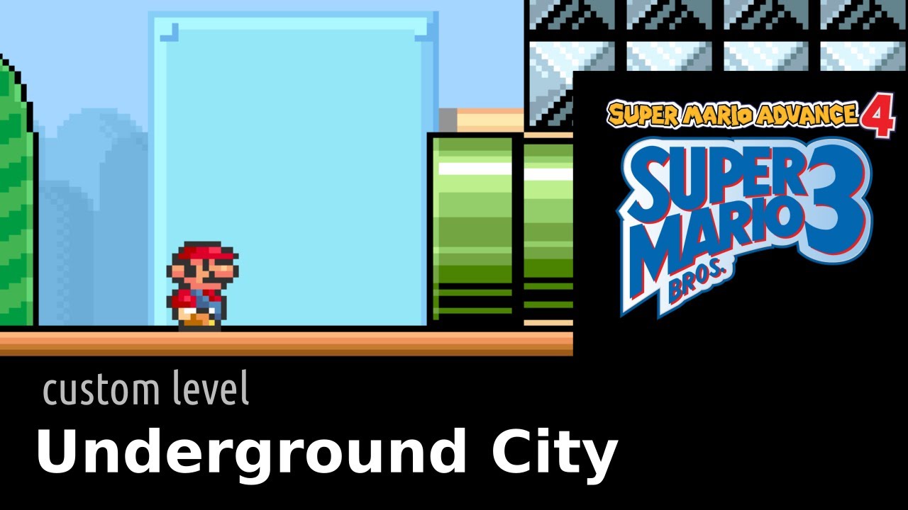 SMA4 custom level - Underground City - YouTube