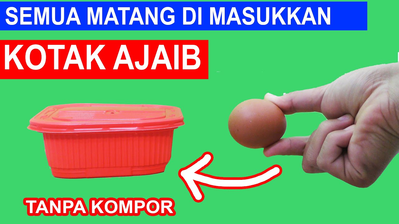 ALAT UNIK KOTAK AJAIB, MEMASAK TANPA KOMPOR TANPA API, TANPA GAS, TANPA ...
