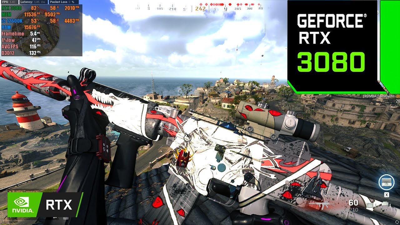 Call of Duty : Warzone | RTX 3080 12GB ( 1440p Maximum Settings RTX ON ...