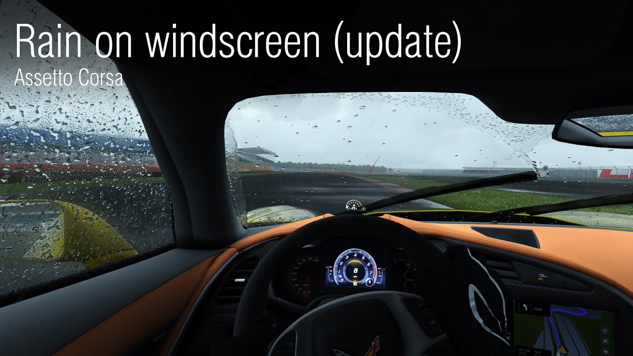 Assetto Corsa - Rain on windscreen - YouTube