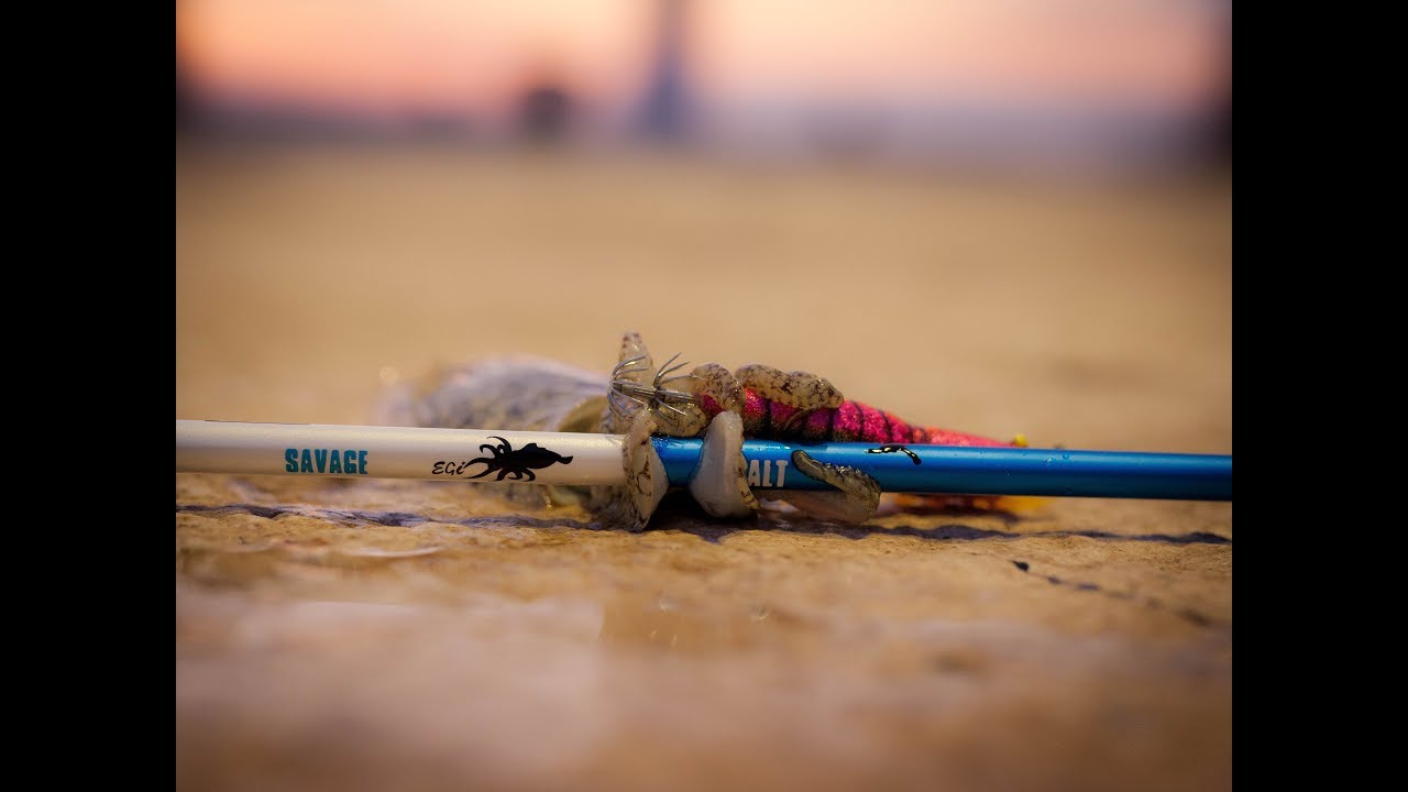 3D Hybrid Shrimp Egi jig - YouTube