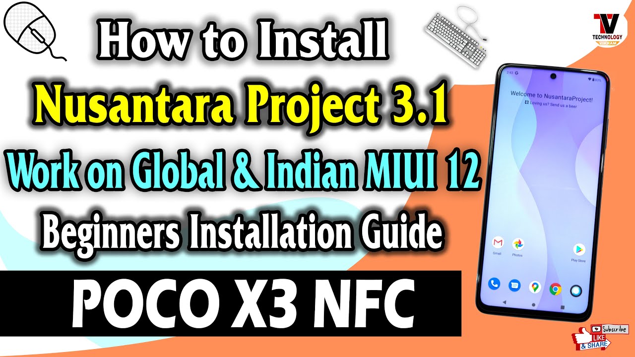 How to Install Nusantara Project 3.1 or Any Custom ROM On POCO X3 NFC (Works on India & Global ...
