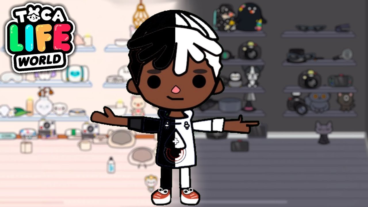 Toca Boca Todos los Artículos Blanco vs Todos los Artículos Negro Toca ...