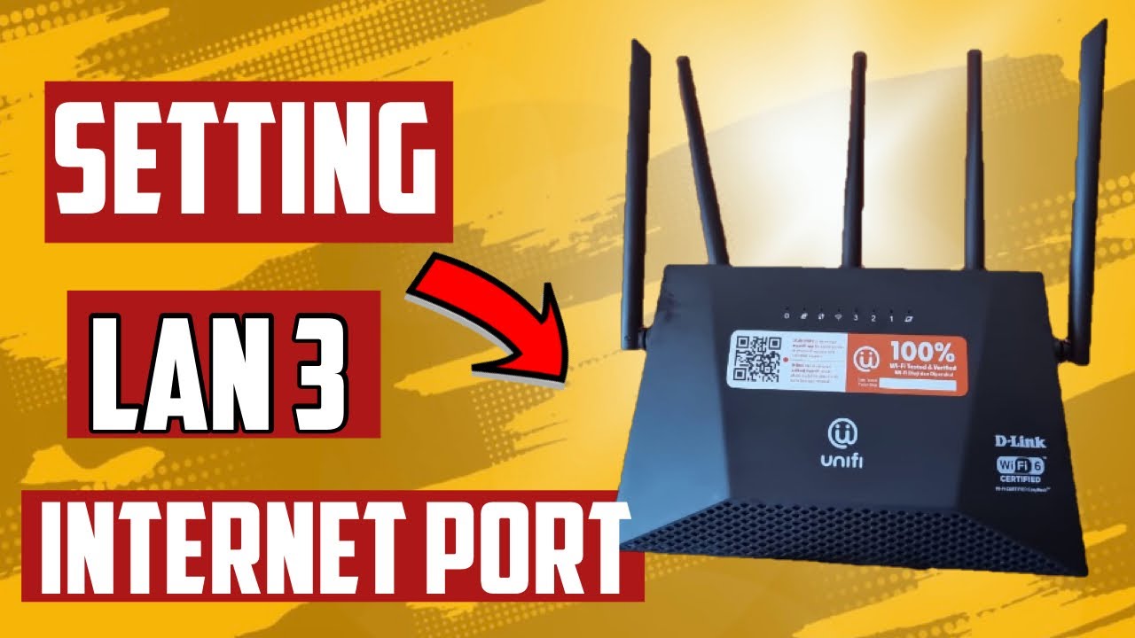 ubah lan3 untuk internet port-router dlink ax3000 - YouTube