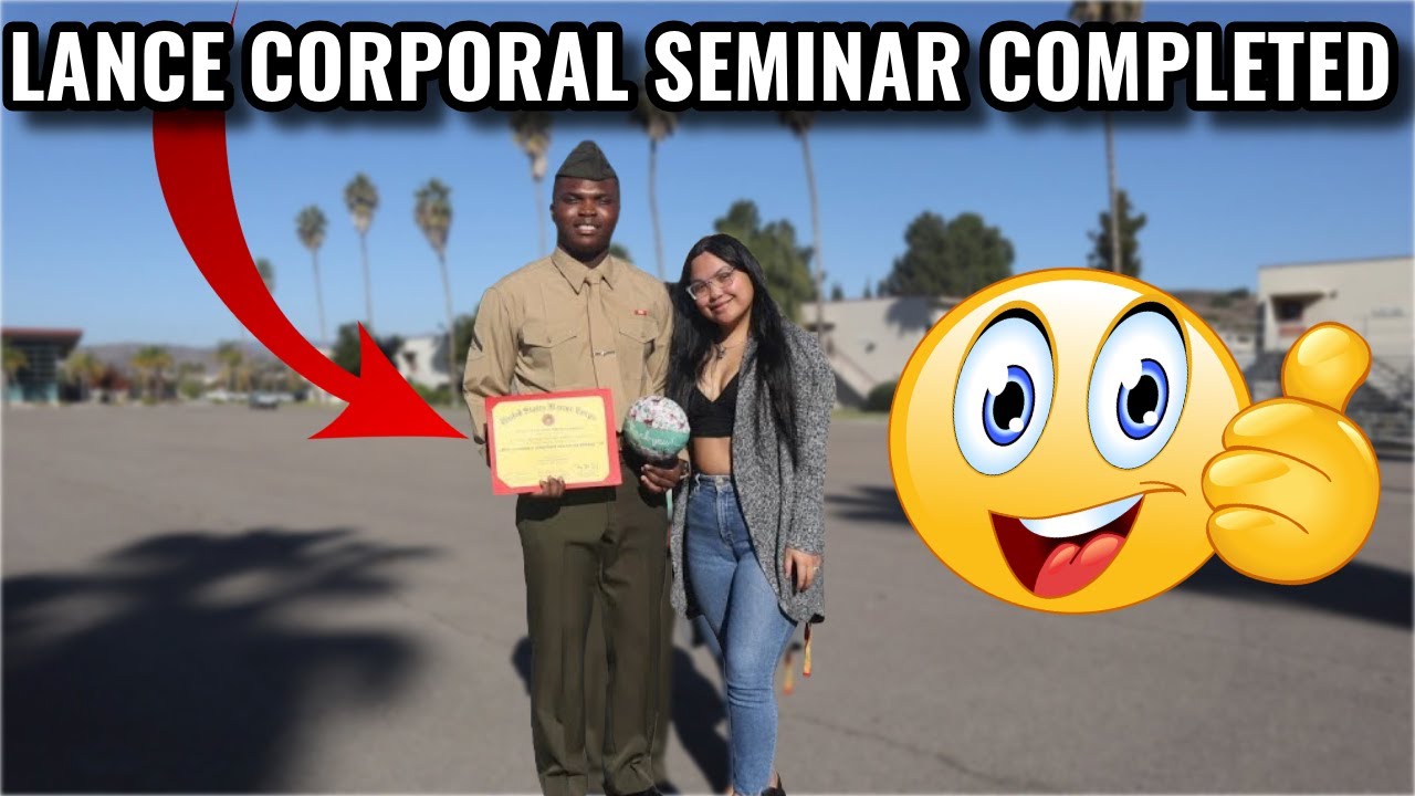 JAVONE FINISHED LANCE CORPORAL SEMINAR!!! (PME COMPLETE) - YouTube