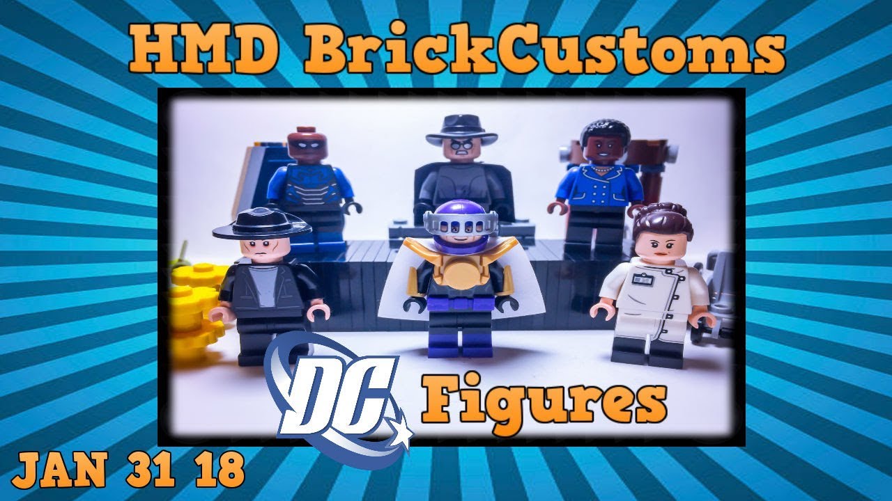New Custom LEGO DC Figures - YouTube