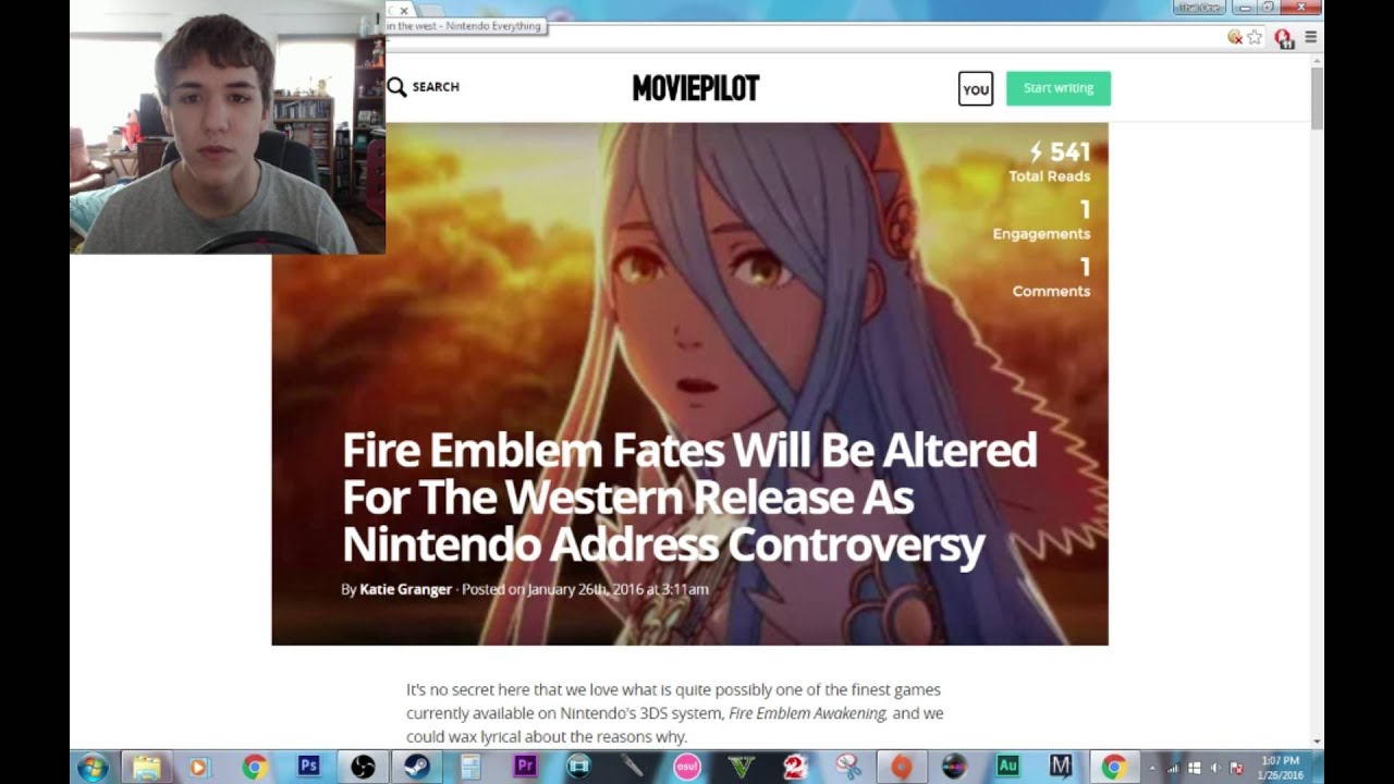 Fire Emblem Fates CENSORED?! - YouTube