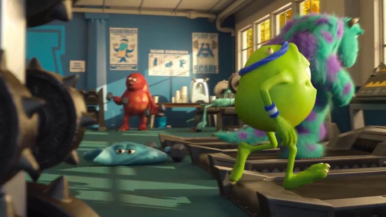Mike vs Sulley rivalry scene (Monsters University 2013) - YouTube