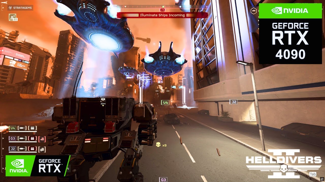 HELLDIVERS 2: DEFEND MEGA CITIES on RTX 4090 24GB (4K Maximum Graphics) - YouTube